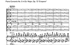 Piano Concerto No. 5 "Emperor" Piano reduction - Piano, Piano - Partituras - Cantorion ...