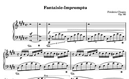 Impromptu Fantasía (Fantaisie-Impromptu) Piano - Partituras - Cantorion ...