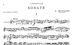 Berceuse sur le nom de Gabriel Fauré Piano score - Violín, Piano - Partituras - Cantorion ...
